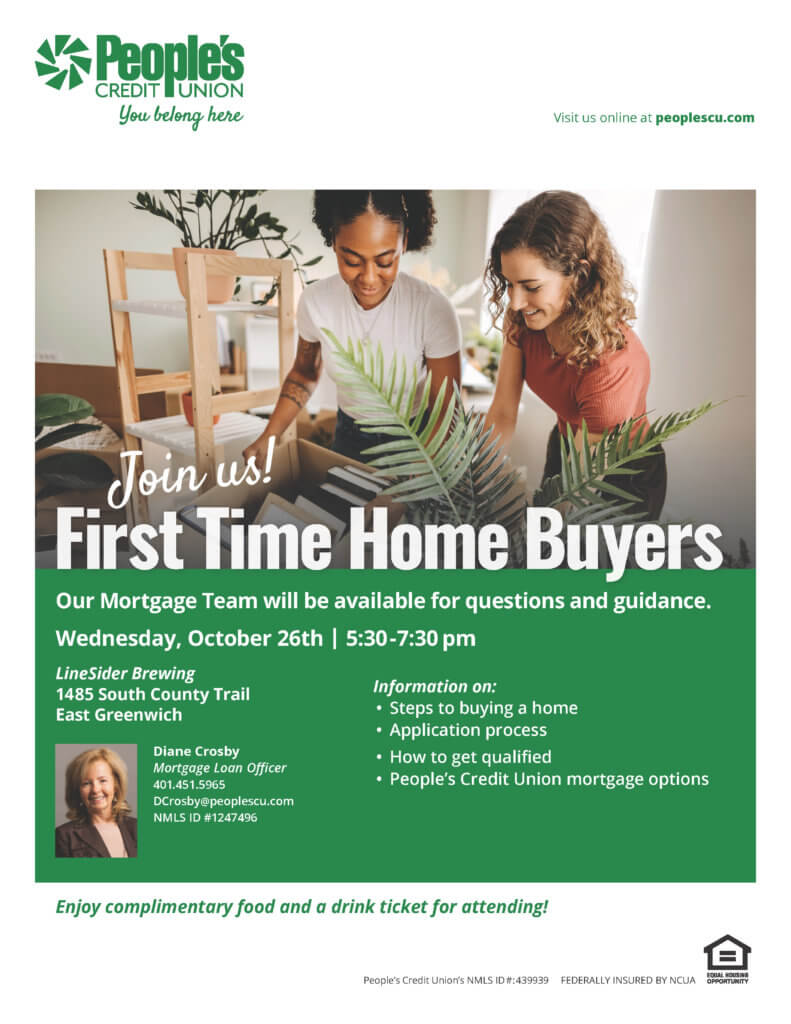 Join us! Free First Time Home Buyer Event - People's Credit Union
